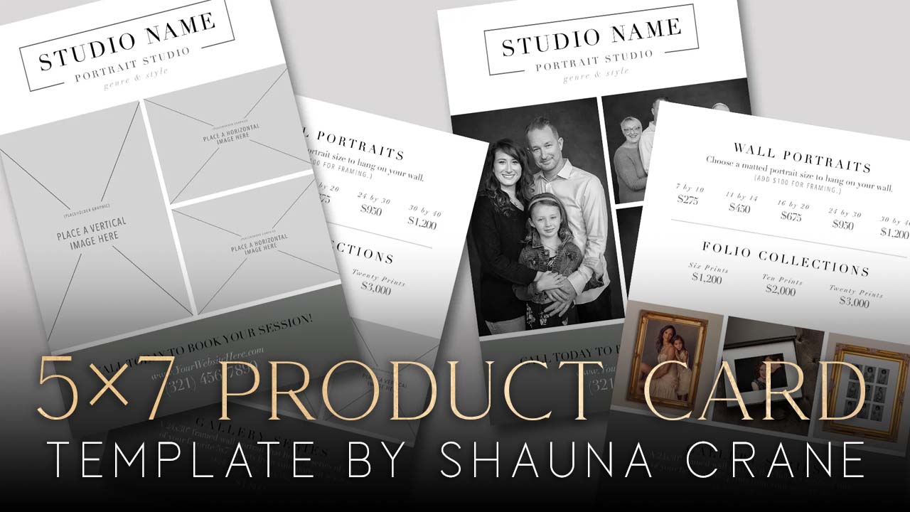 5x7 Product Card Template