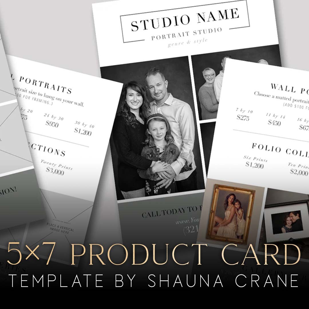 5x7 Product Card Template