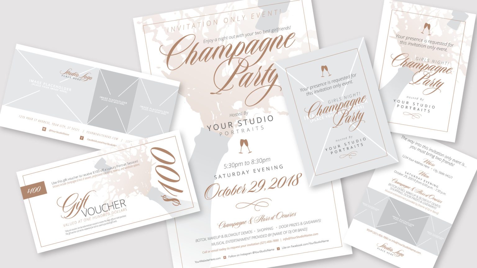 Champagne Party Marketing Campaign