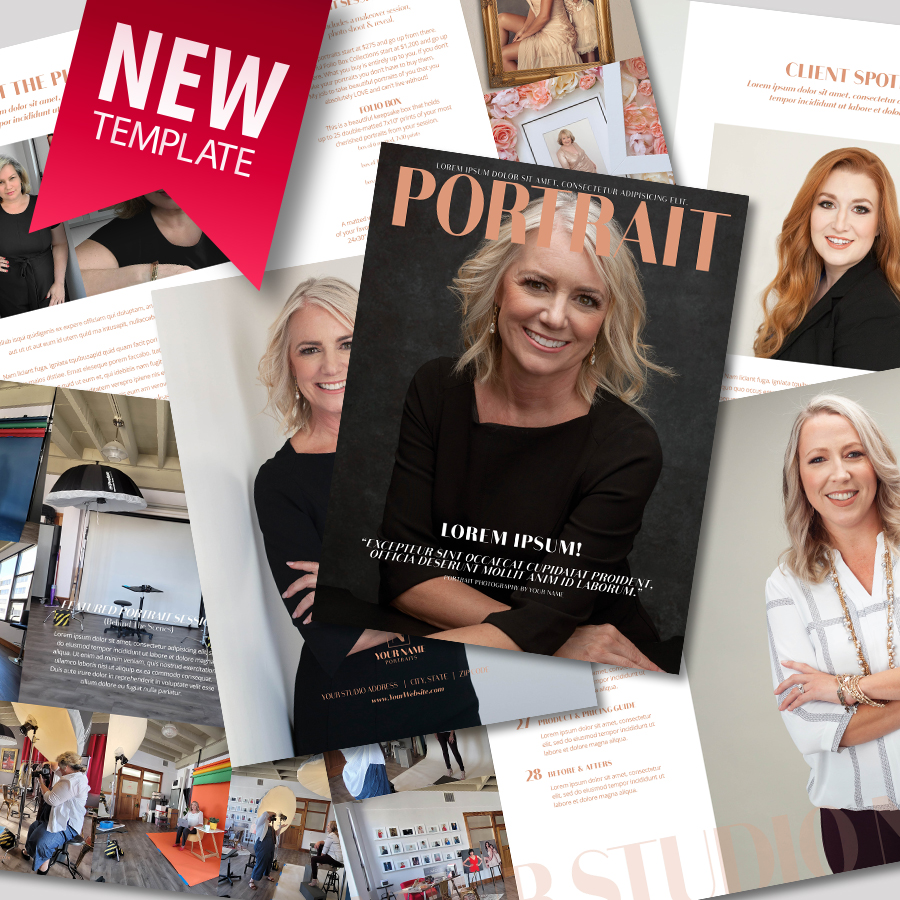 The Portrait Magazine Template