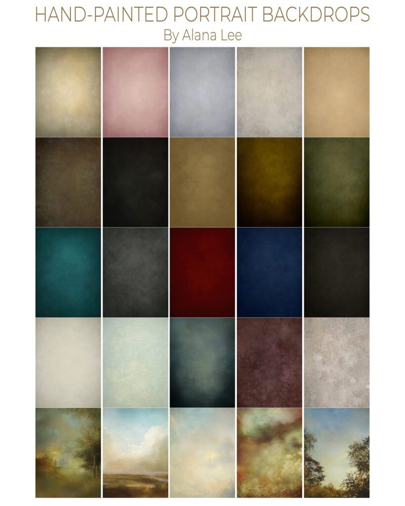 Hand Painted Digital Backgrounds