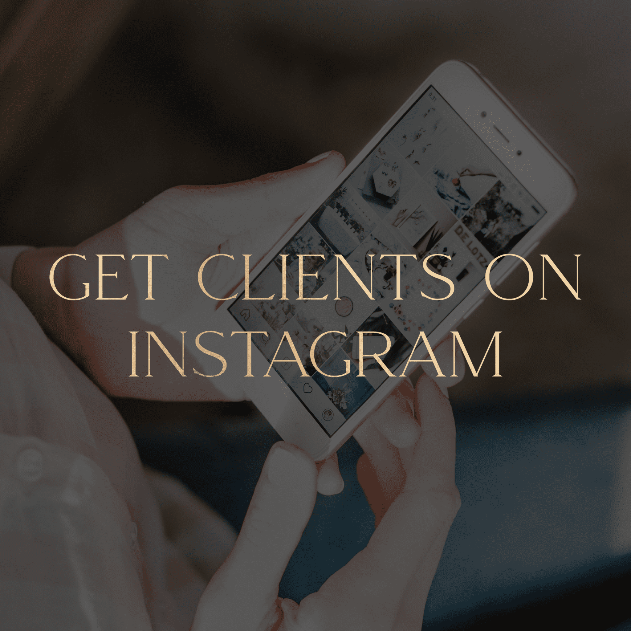 Book Clients with Instagram: A Portrait Photographer's Guide to Instagram