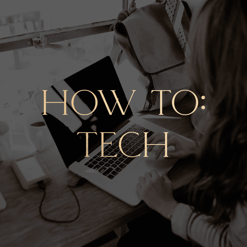 How To Library: Tech
