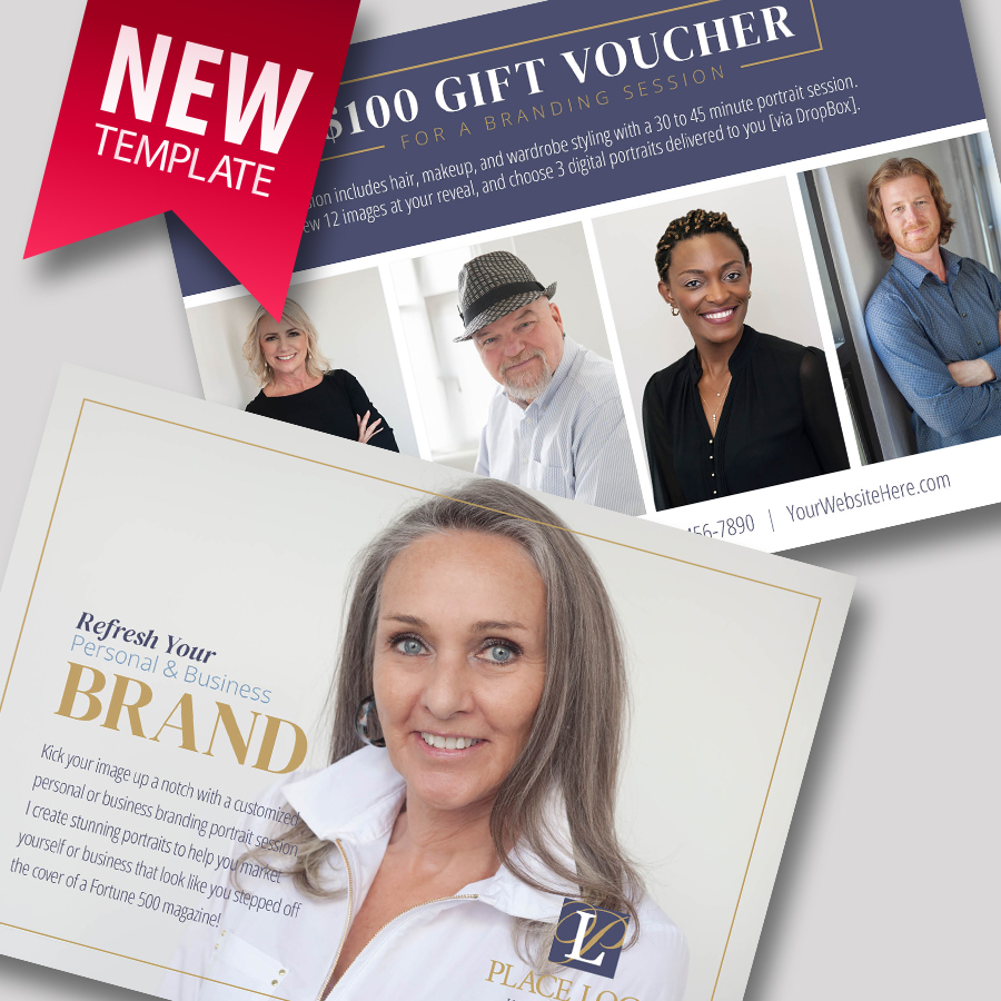 Personal Branding Gift Voucher Template