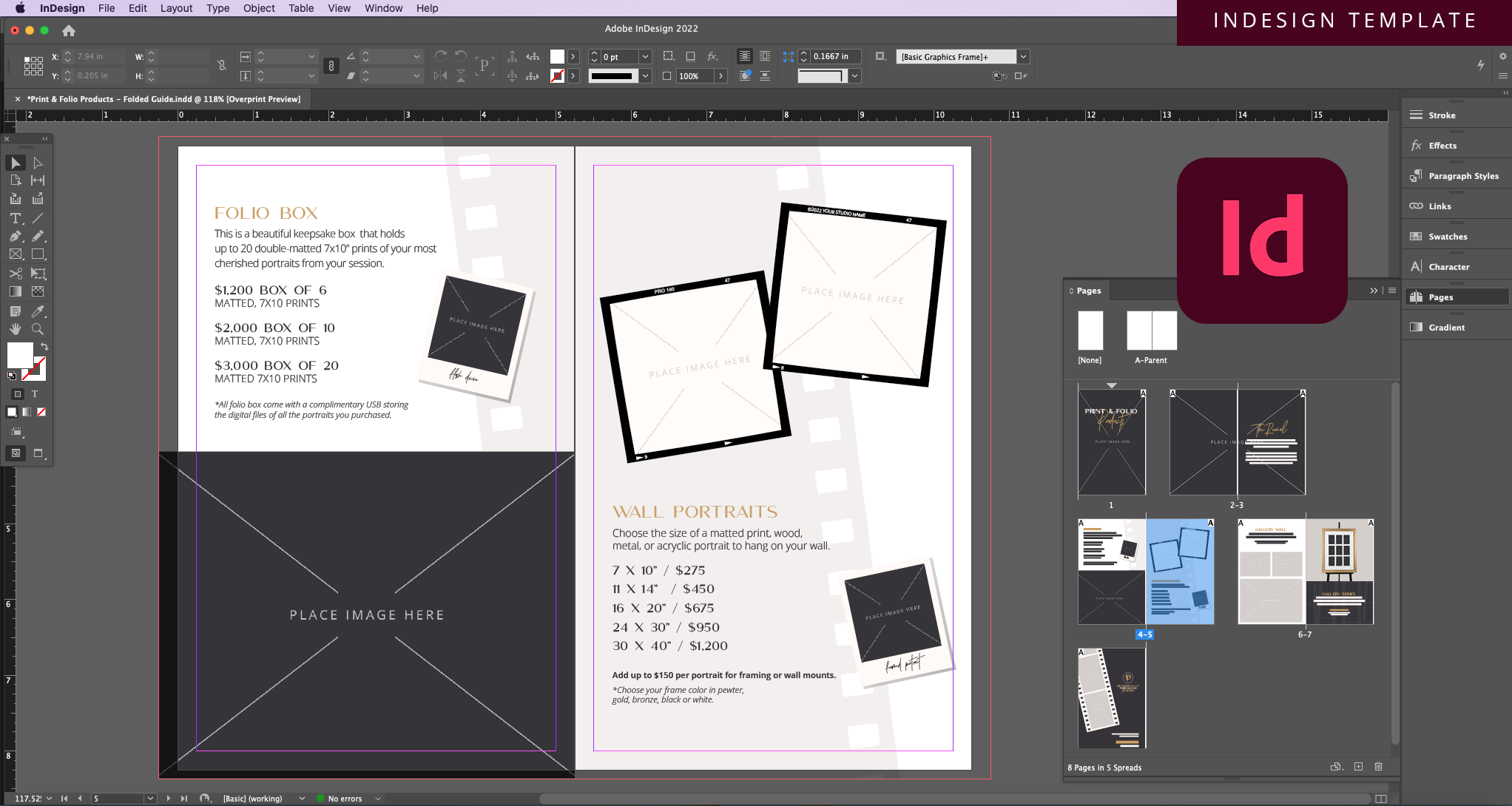 Print & Folio Product Guide