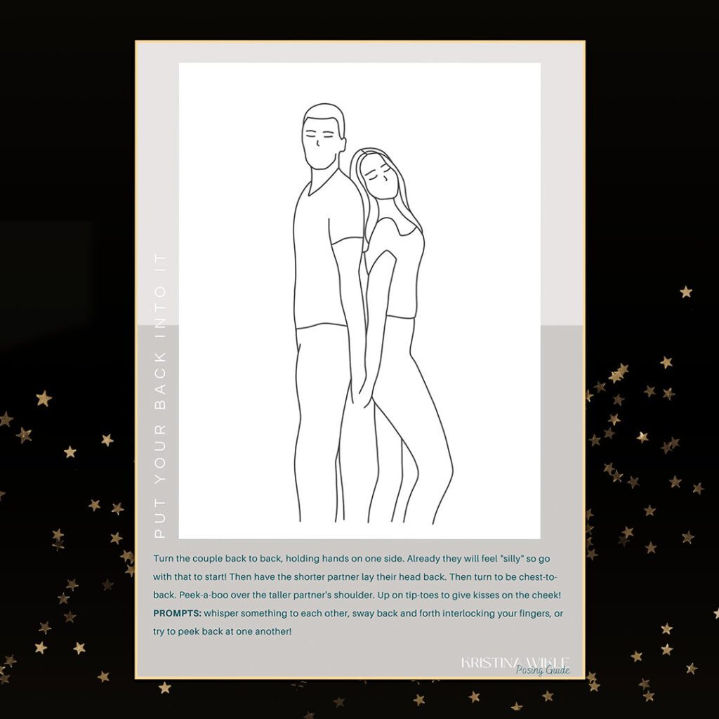 Couples Digital Posing Cards by Kristina Wikle